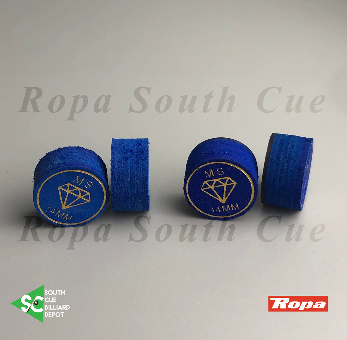 MS Blue Diamond Layered Tips – Manila Billiards