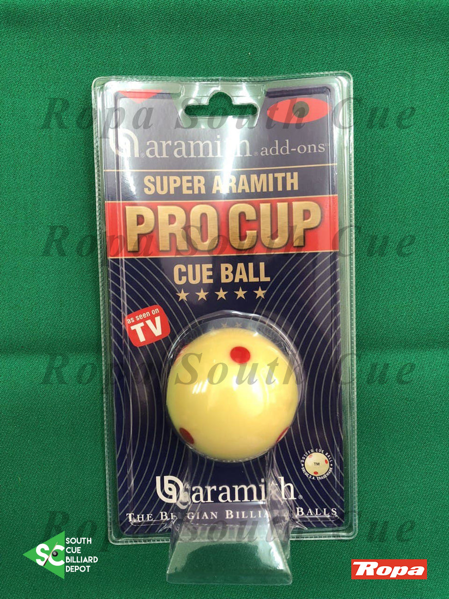 Aramith TV Pro Cup 6-Dot Cue Ball – Manila Billiards